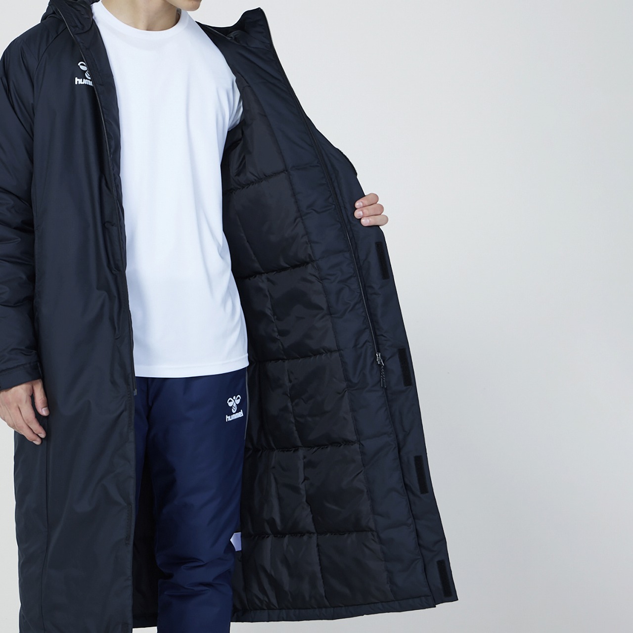 チームパデッドロングコート｜hummel｜ヒュンメル公式オンラインストア